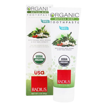 Radius - Organic Gel Toothpaste Matcha Mint - 3 oz. | Walmart Canada