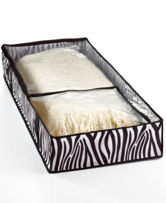 Underbed Storage Chest Zebra Print - Walmart.com - Walmart.com
