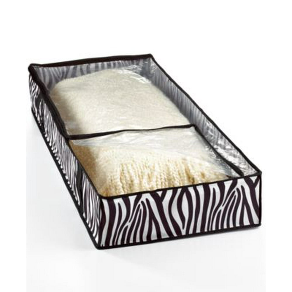 Underbed Storage Chest Zebra Print - Walmart.com - Walmart.com