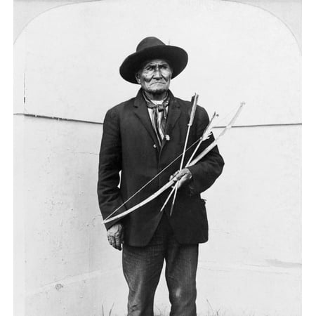 Geronimo (1829-1909). /Namerican Apache Leader. Photographed By William ...