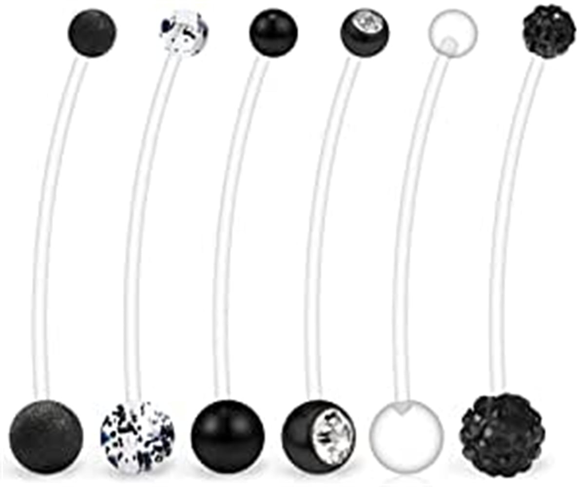 Briana Williams 14G Belly Navel Button Ring Mix Style Pregnancy ...