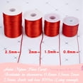 2.5mm Nylon Cord 328 Feet Satin Rattail String for Bracelets Making ...