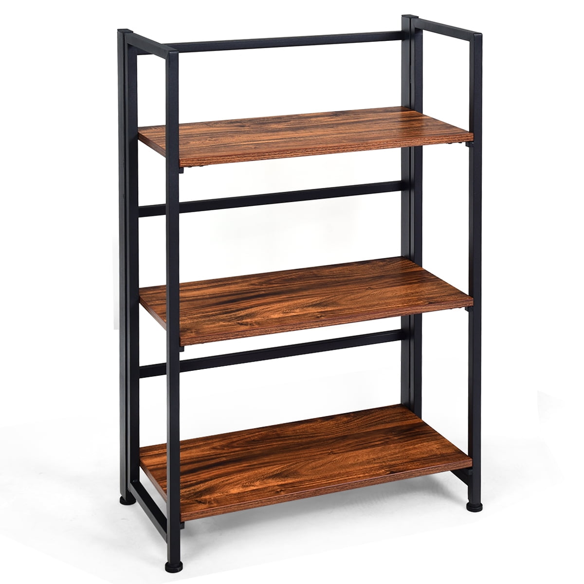 Topbuy 3- Tier Multi-Functional Shelves Folding Storage Display ...