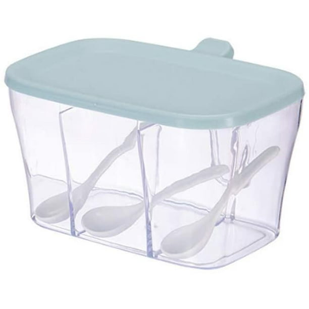 Seasoning Storage Box, 3 Compartments Of Seasoning Storage Box(1 Piece ...