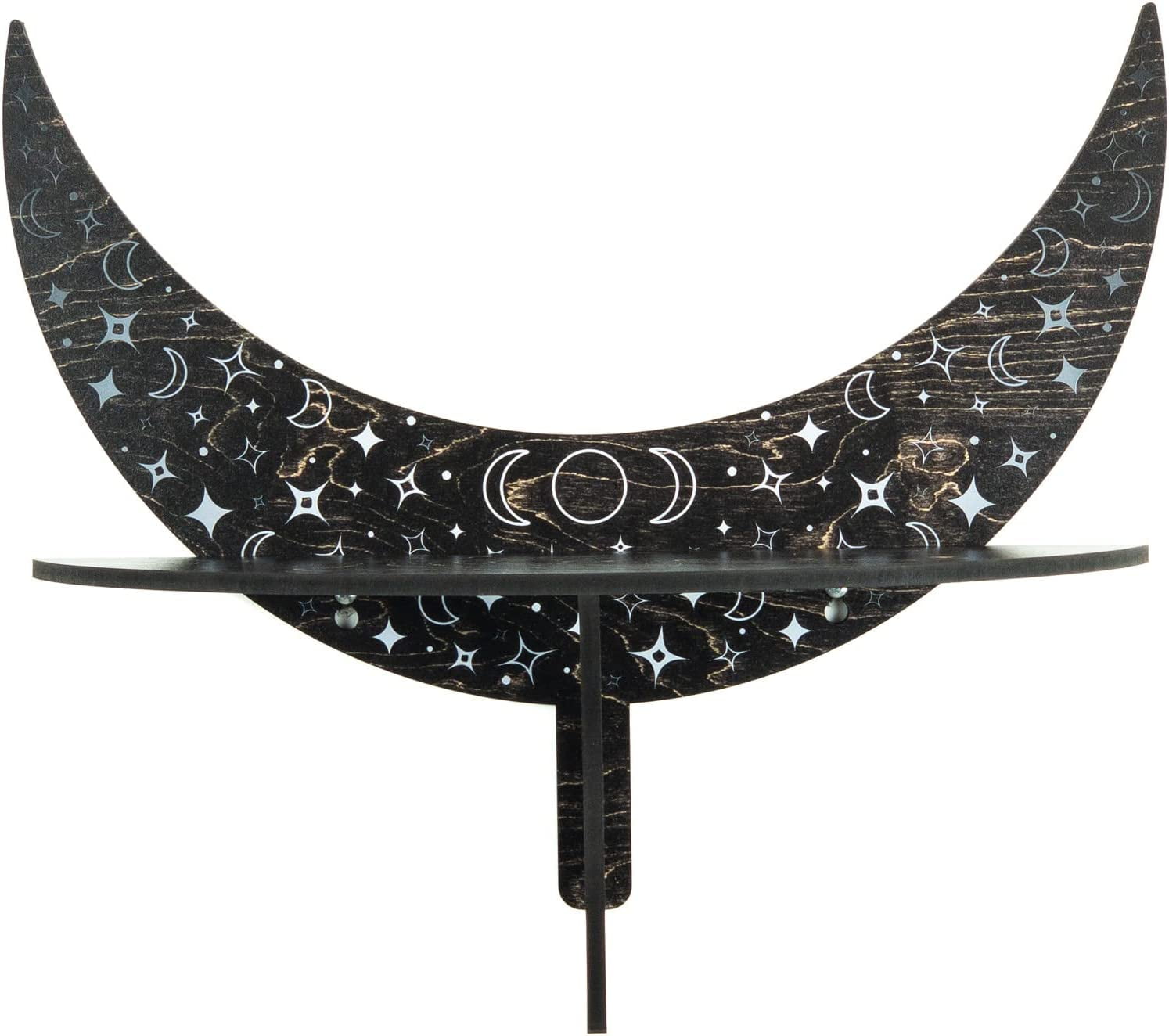 Standish House Handmade 3 Moon Shelf for Stones and Crystal Display ...
