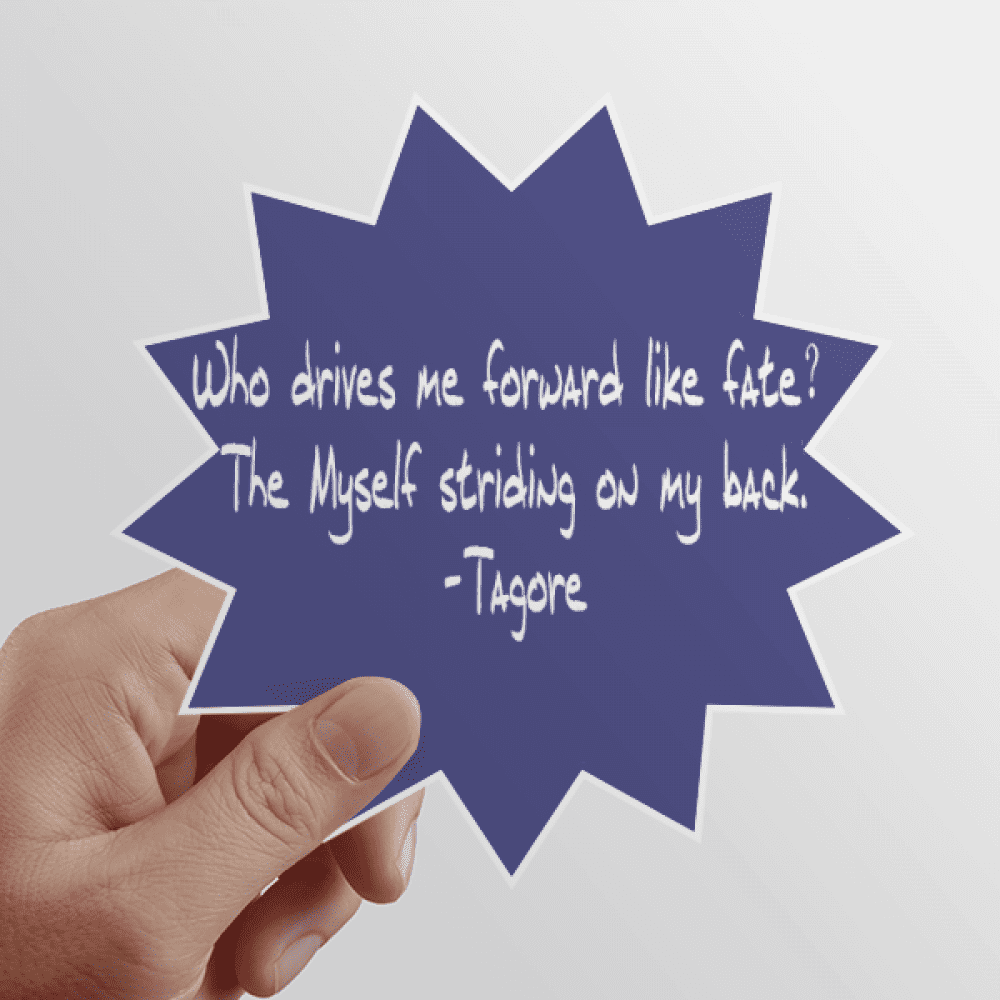 Qoutes Famous People Healing Who Lead Me Like Fate Sun Vinyl Sticker ...