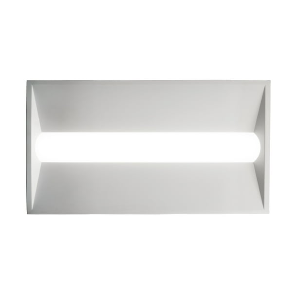 NICOR Lighting 2x4 Ft. Parabolic LED Troffer in 5000K (T4A-24-MV-50 ...