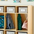Guidecraft Kids Wooden Storage Locker, 10-Section, Natural Finish ...