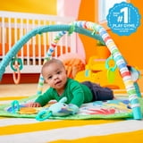 Bright Starts Wild Wiggles Baby Activity Gym & Play Mat, FoldAway Toy ...