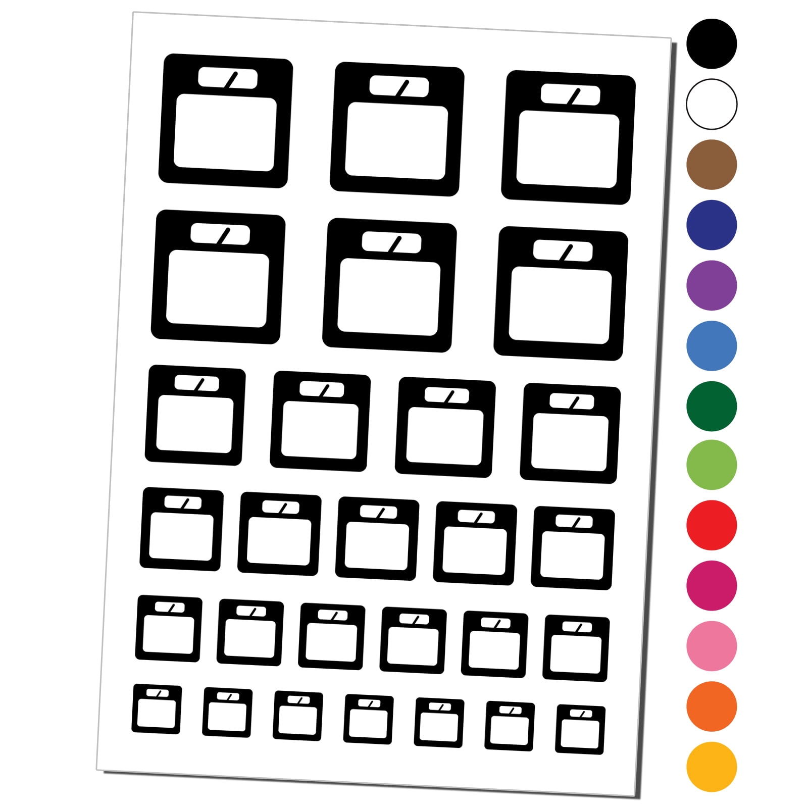 Weight Loss Tracker Scale Water Resistant Temporary Tattoo Set Fake ...