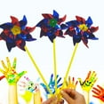 TABLZONE 20 Pcs Multicolor Plastic Pinwheels Windmill Toys for Kids ...