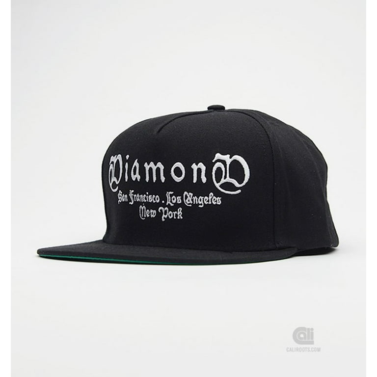 Diamond Snapbacks Black And White