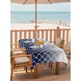 Abstract Art Rectangle Outdoor Tablecloth with Umbrella Hole Classic ...