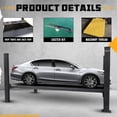 KT-4H850 Four Post Parking Lift Storage Service Car Auto Lift Truck ...