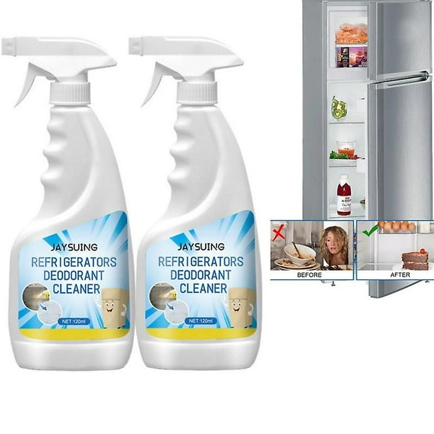 2x Fridge Cleaner Spray, Fridge Deodoriser Surface Cleaner,food Safe ...