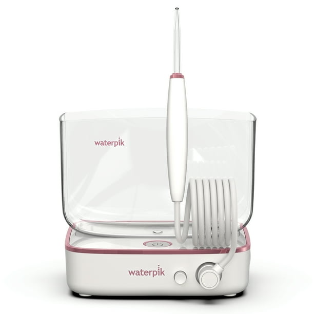 Waterpik Sidekick Countertop Travel Water Flosser, White with Rose Gold ...