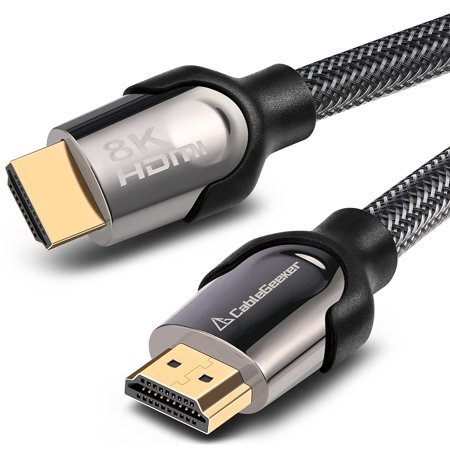 8K HDMI 2.1 Cable, 48Gbps Ultra HD Lead High-Speed Cord, Supports 8K ...