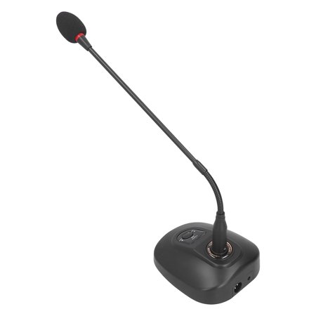 Wired Gooseneck Microphone, Sensitive Dual Power Supply Stereo ...