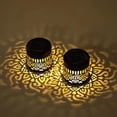 4PCS Solar Mandala Lights, 2026 Metal Mandala Projection Wall Light ...