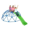 Deluxe 8.5' Diameter Metal Dome Climber with 6ft 1pc Blow Molded Slide ...