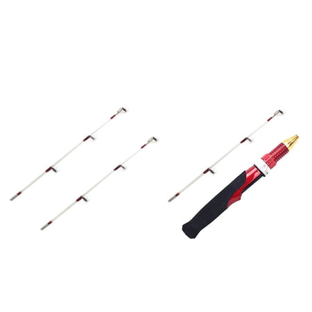 freestylehome Red Ice Fishing Rod Glass Fiber Retractable Spinning Rods ...