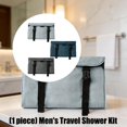 ANXPTIME Travel Toiletry Case for Men with Hook and Back Pocket Storage ...