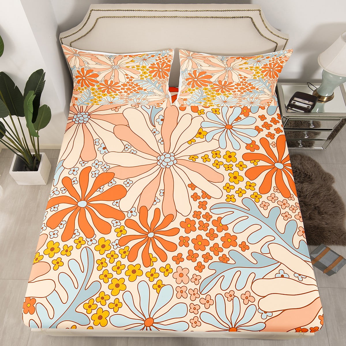 Click here for Yst Girls Groovy Flower Bed Sheets For Kids Teens... prices