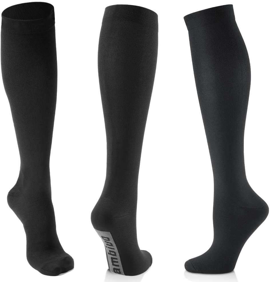 Cambivo Compression Socks for Women and Men 3 Pairs, 20-30mmHg Knee ...