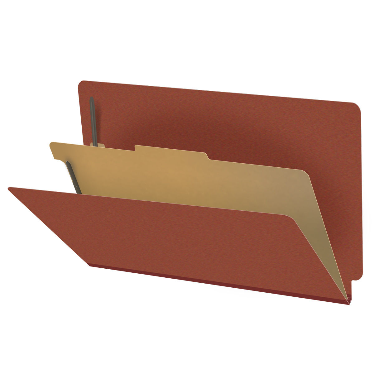 25 Pt. Pressboard Classification Folders, Full Cut End Tab, Legal Size ...