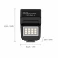 Mini Camera Top LED Video Light Rechargeable Continuous Fill Light for ...