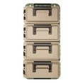 Greenmade Stackable Office Storage Crate, Green, 4 Count Pack - Walmart.com