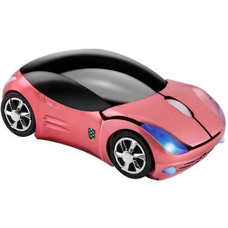 2.4GHz Wireless Mouse Cool 3D Sport Car Shape Ergonomic Optical Mice ...