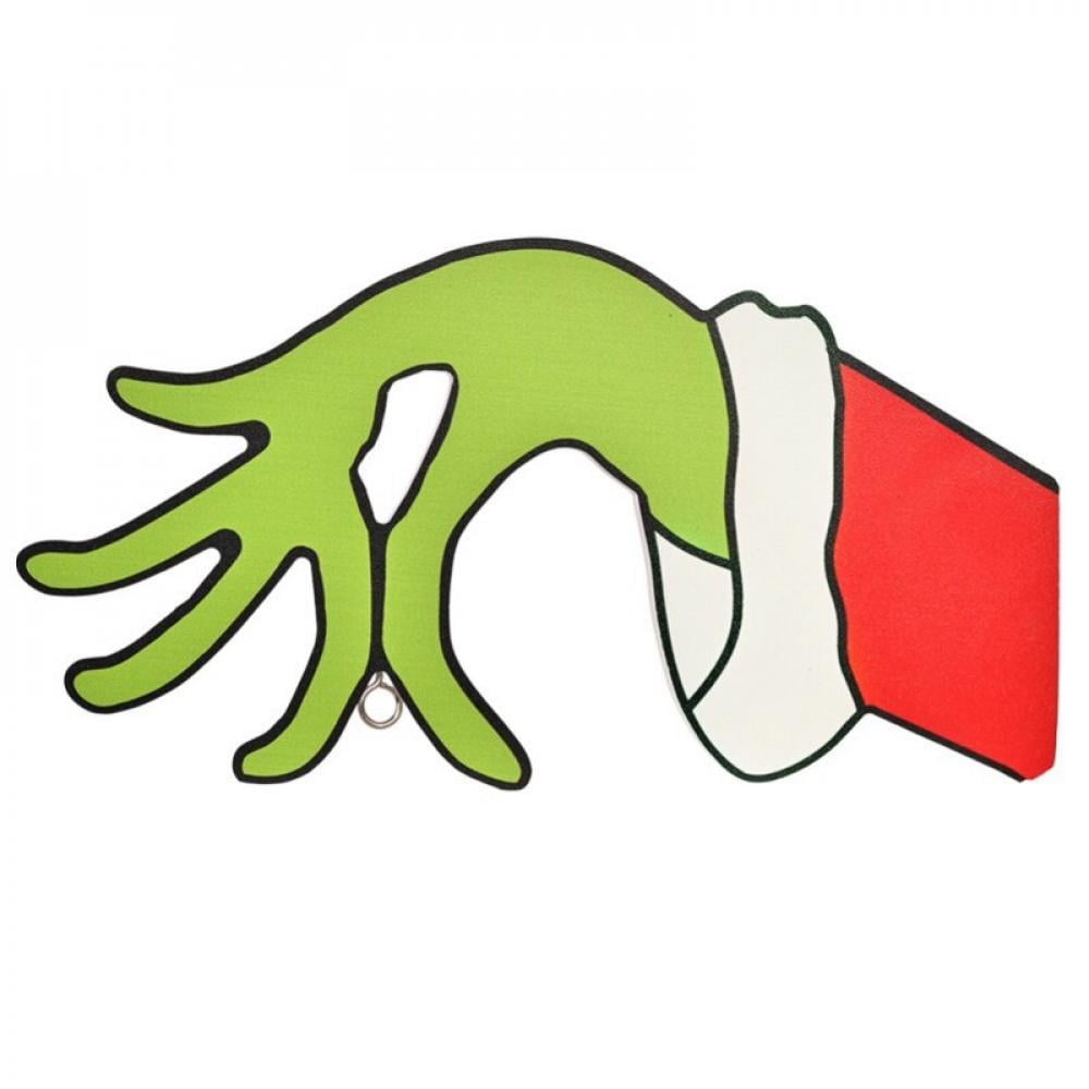 Christmas Grinch Door Hanging Christmas Grinch With Hanging Hole Hand ...