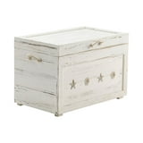 Seaside White Shell Set Of 3 Trunks - Walmart.com