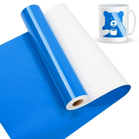 glossy Blue Permanent Vinyl for cricut, Lya Vinyl glossy Blue 12 x 50Ft ...
