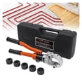 8T 360° Rotatable Head Hydraulic Copper Pipe Crimping Tool Pliers CW ...