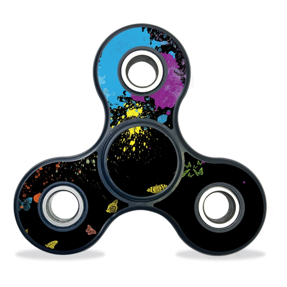 Skin Decal Wrap Compatible With Fidget Spinner Hand Tri Fydget toy ...