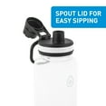 Thermoflask 40oz Tritan Plastic Chug Water Bottle, Whisper - Walmart.com