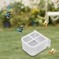 Meggemo Transparent Bird Food Box No Spill Bird Feeder with Water Tank ...