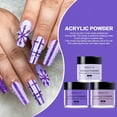 Morovan Acrylic Nail Kit With 3 Colors Acrylic Powders Liquid Set Nail