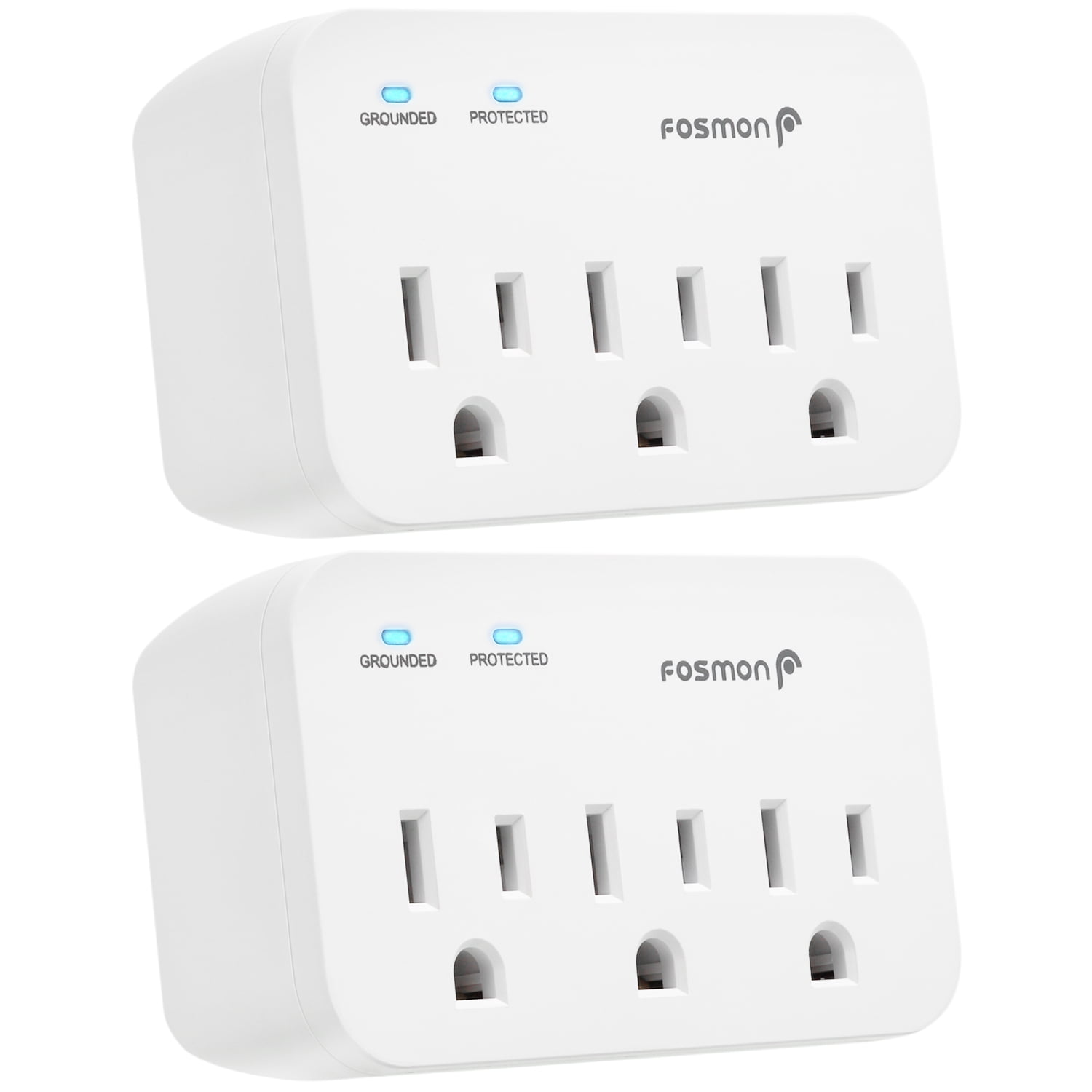 Click here for Fosmon [2pack] 125v/15a/60hz [etl Listed] 3-Outlet... prices