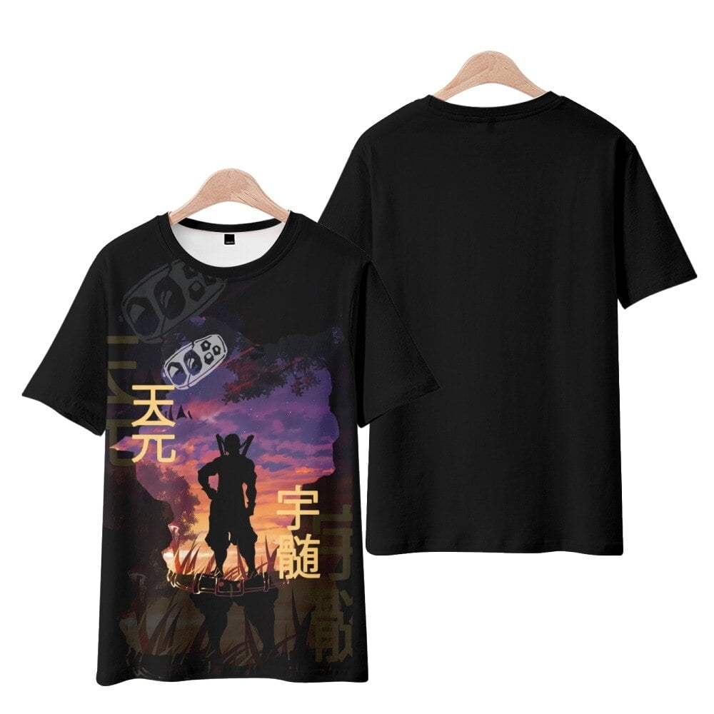 3D Uzui Tengen T-shirt Short Sleeve Women Men Cool Summer Kimetsu no ...