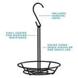 Audubon Park Outdoor Stacker Wild Bird Feeder, Black Weather Resistant ...