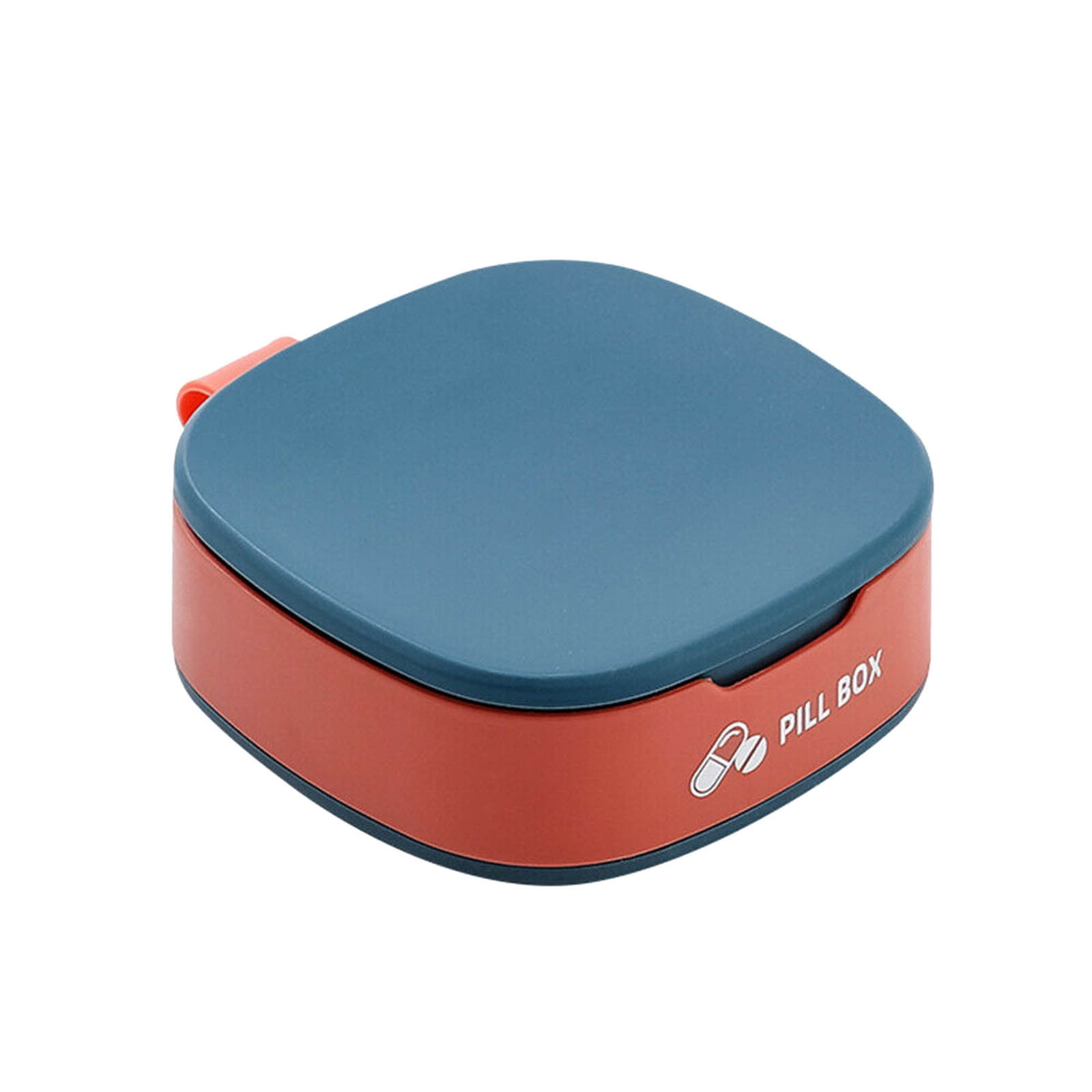 VerPetridure Pill Box Portable Sub-Packing Small Mini Small Pill Box 7 ...