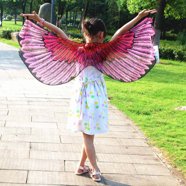 Peacock feather halter wing cape - Walmart.com