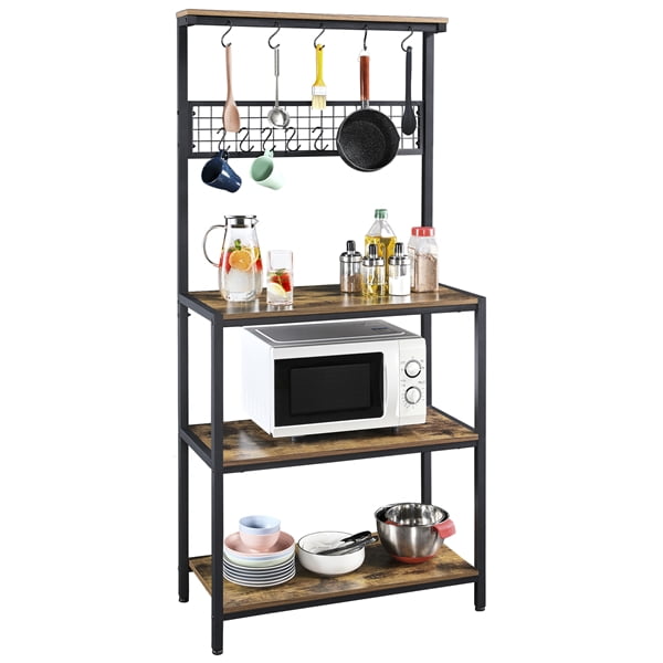 Red Microwave Cart