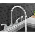 Everflow Lead Free Two-Handle Kitchen Faucet with Spray, Chrome ...
