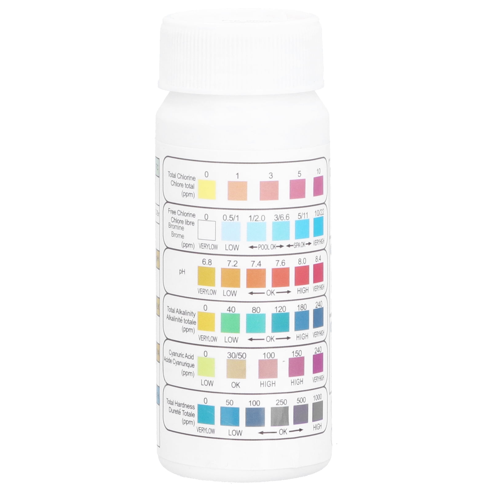 Click here for Topincn 50pcs Water Test Strip 6-In-1 Ph Value Har... prices