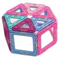 Magformers Inspire Pink and Purple Magnetic Tiles 14 Pieces - Walmart.com