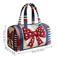 Independence Day Quilted Travel Duffel Bag - Multifunctional Sports Gym ...